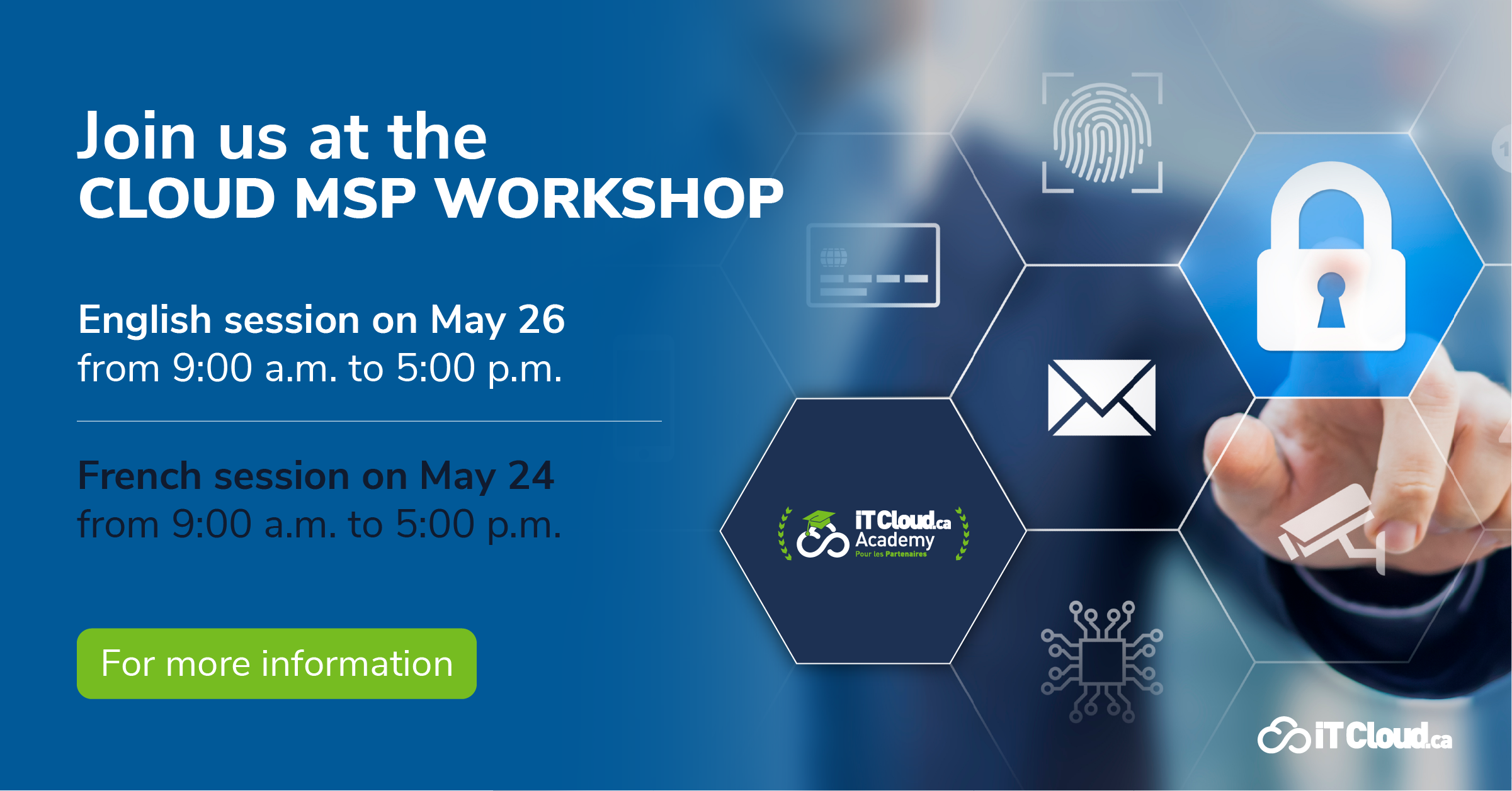 Join us at Cloud MSP workshop - ITCloud.ca